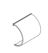 Kirsch Estate 1 3/8" Decorative Traverse Rod Keystone Rounded, Pack of ...